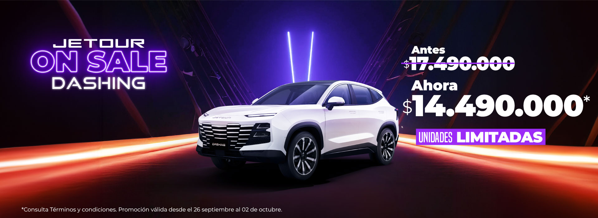 Jetour Dashing - Información, Precios, Cotización - Chile